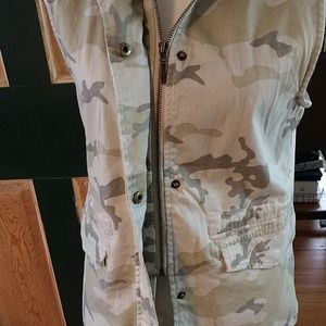 Max Studio | Jackets & Coats | Nwt Max Jeans Camo Vest | Poshmark